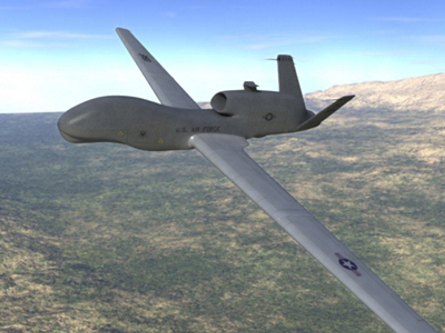 3ds Max Rq-4 Global Hawk Unmanned