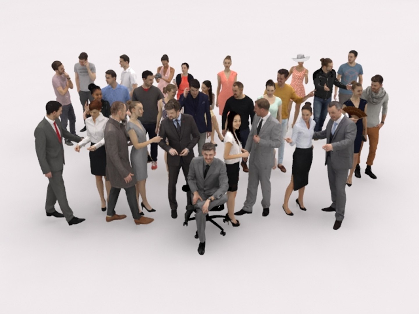 Scanned People Casual 3D - TurboSquid 1559329