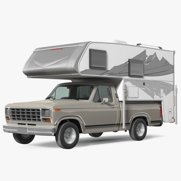 modelo 3d camioneta camper - TurboSquid 2115625