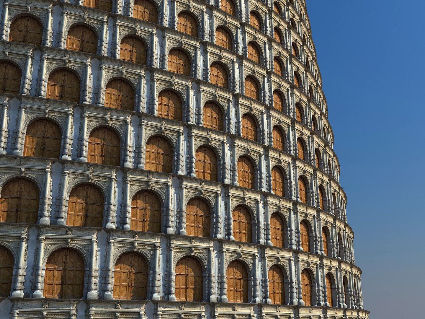 Babel Tower 3d Model