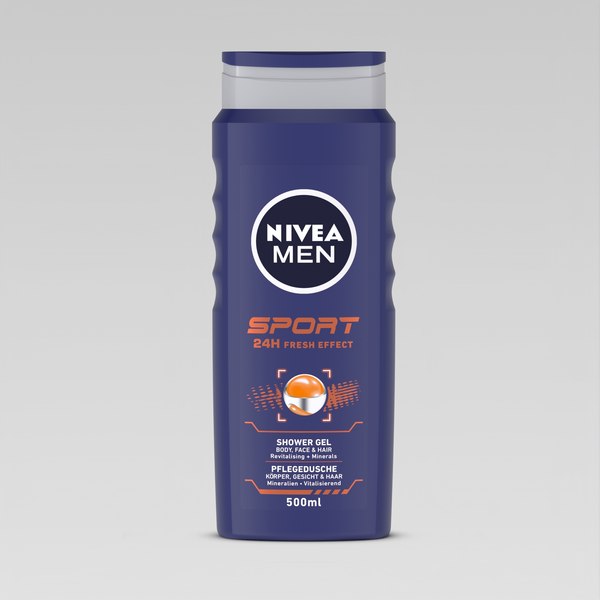3D NIVEA MEN Sport 24h 500 ml - TurboSquid 2047181