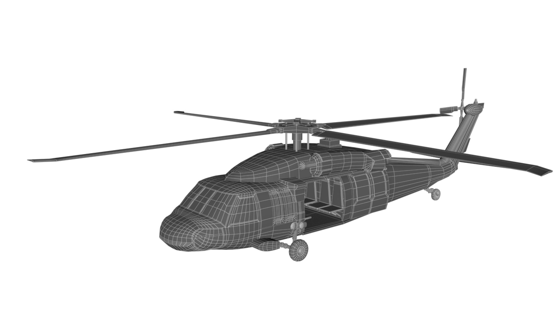 3D Uh-60 Black Hawk - TurboSquid 1448509