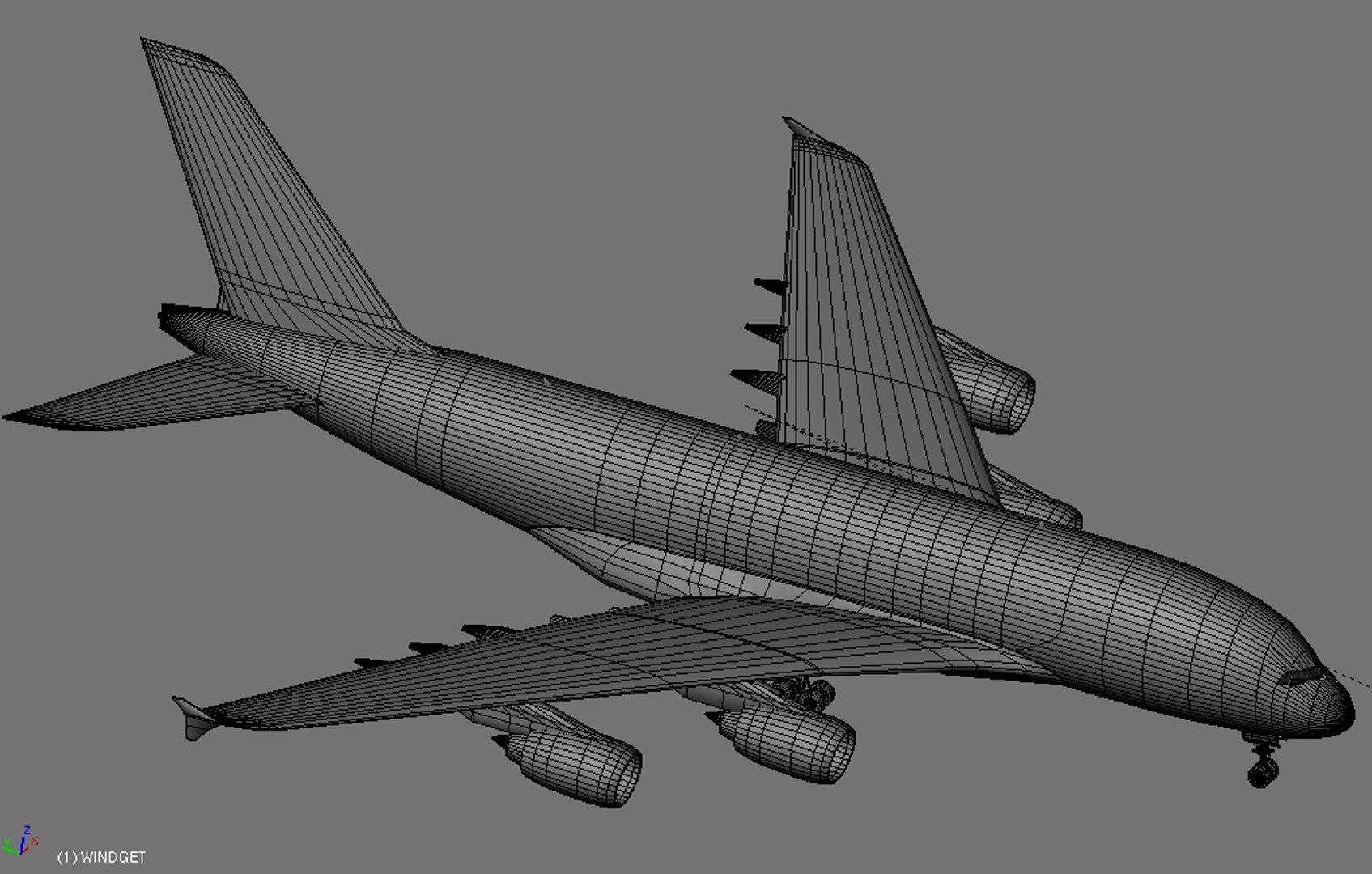 3d Airbus Emirates Airways Model
