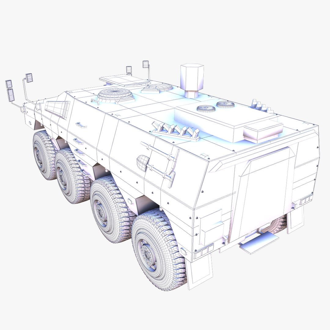 3D gtk boxer military vehicle - TurboSquid 1150023