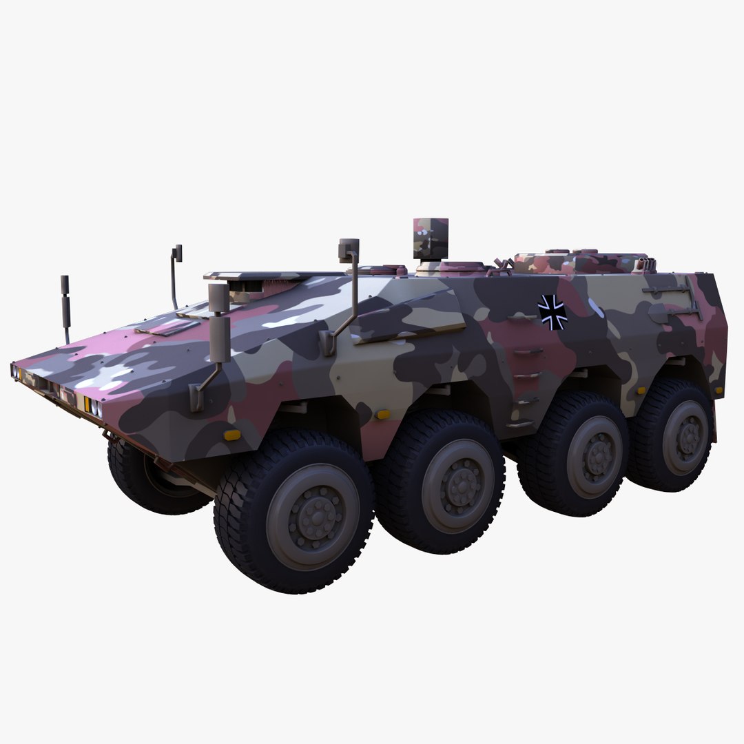 3D gtk boxer military vehicle - TurboSquid 1150023