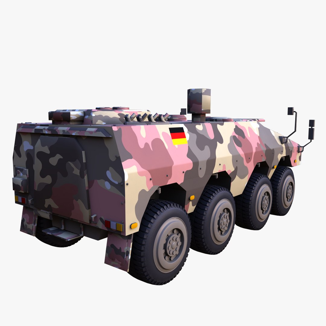 3D gtk boxer military vehicle - TurboSquid 1150023