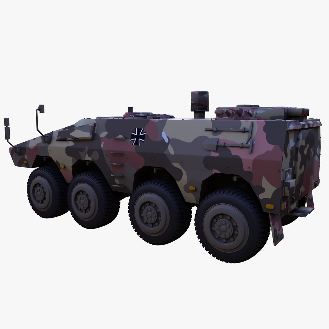 3D gtk boxer military vehicle - TurboSquid 1150023