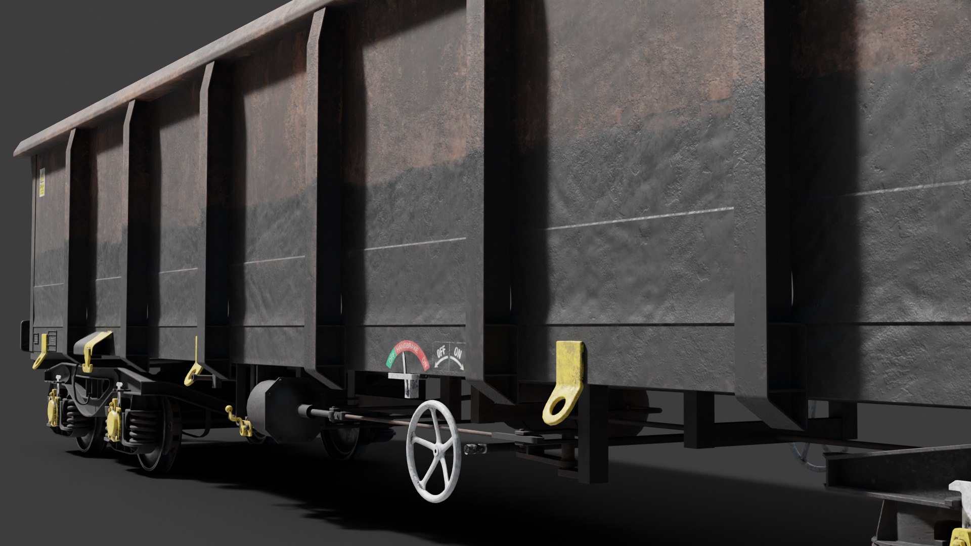 3D Railway Wagon PBR Model - TurboSquid 2103483