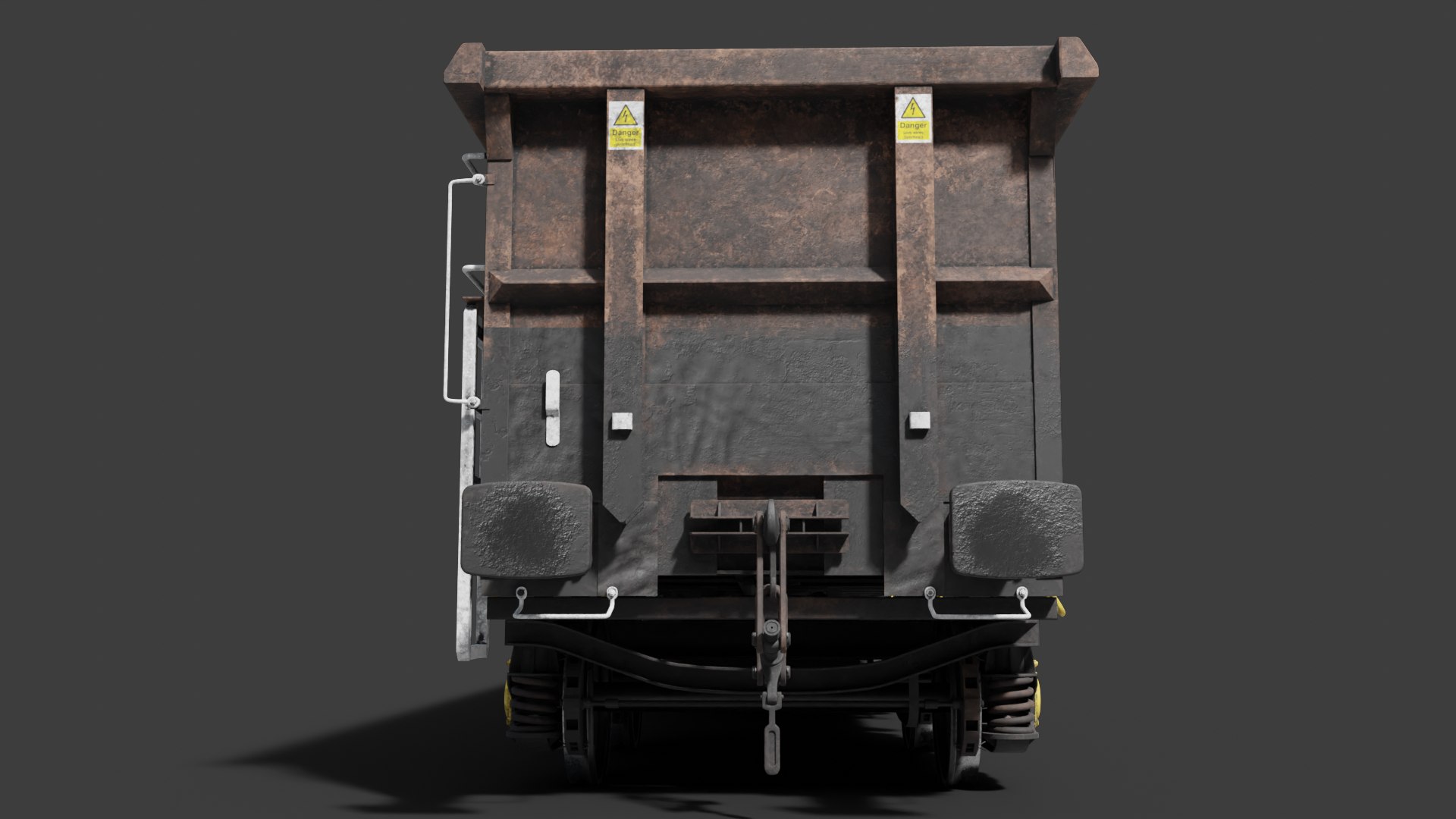3D Railway Wagon PBR Model - TurboSquid 2103483