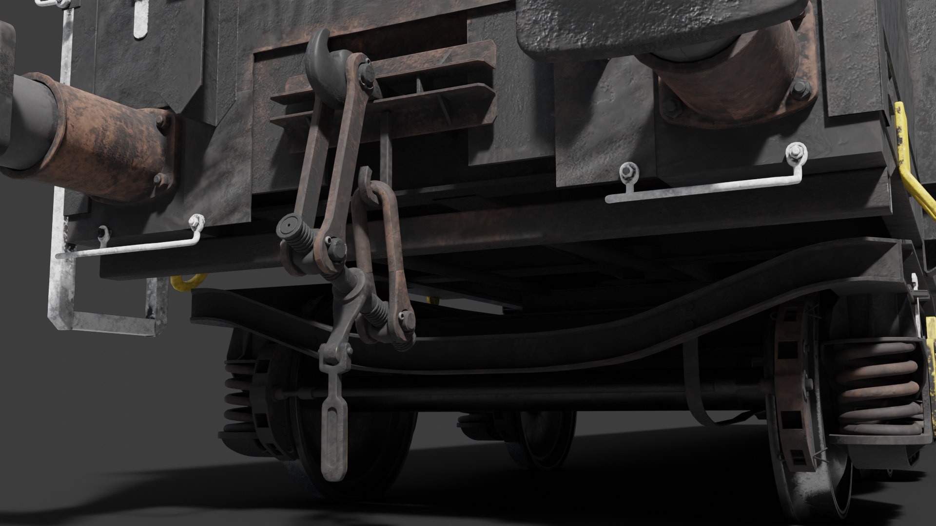 3D Railway Wagon PBR Model - TurboSquid 2103483