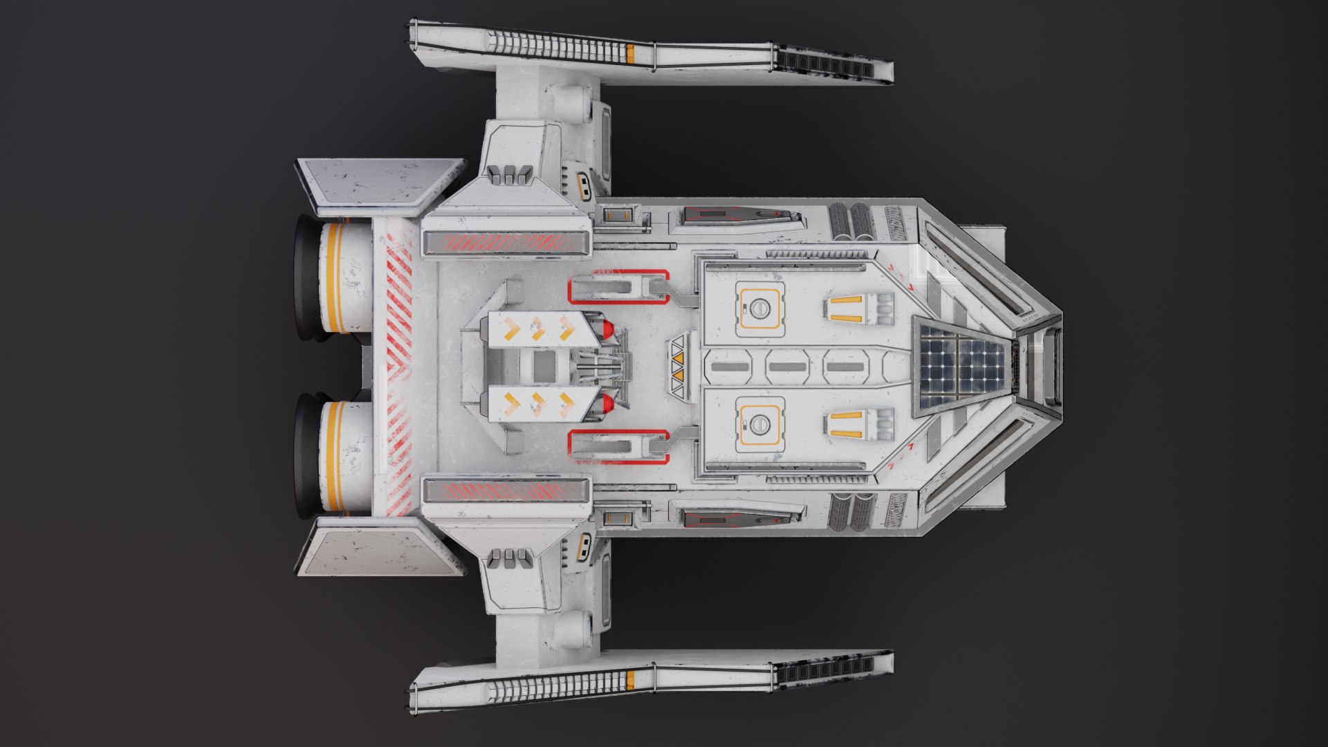 3D Lowpoly Sci-fi Spaceship - TurboSquid 2092964