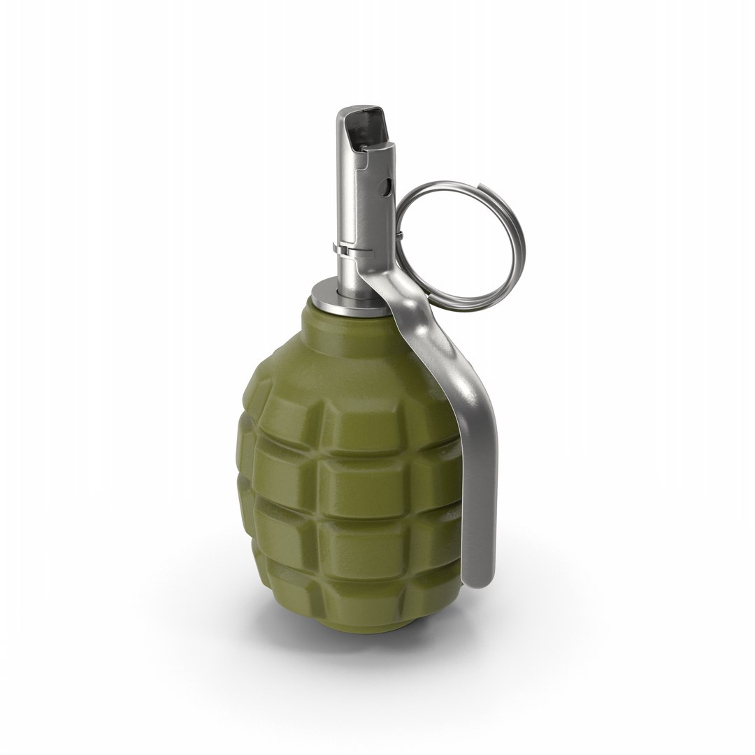 3D Frag Hand Grenade Model - TurboSquid 2029140