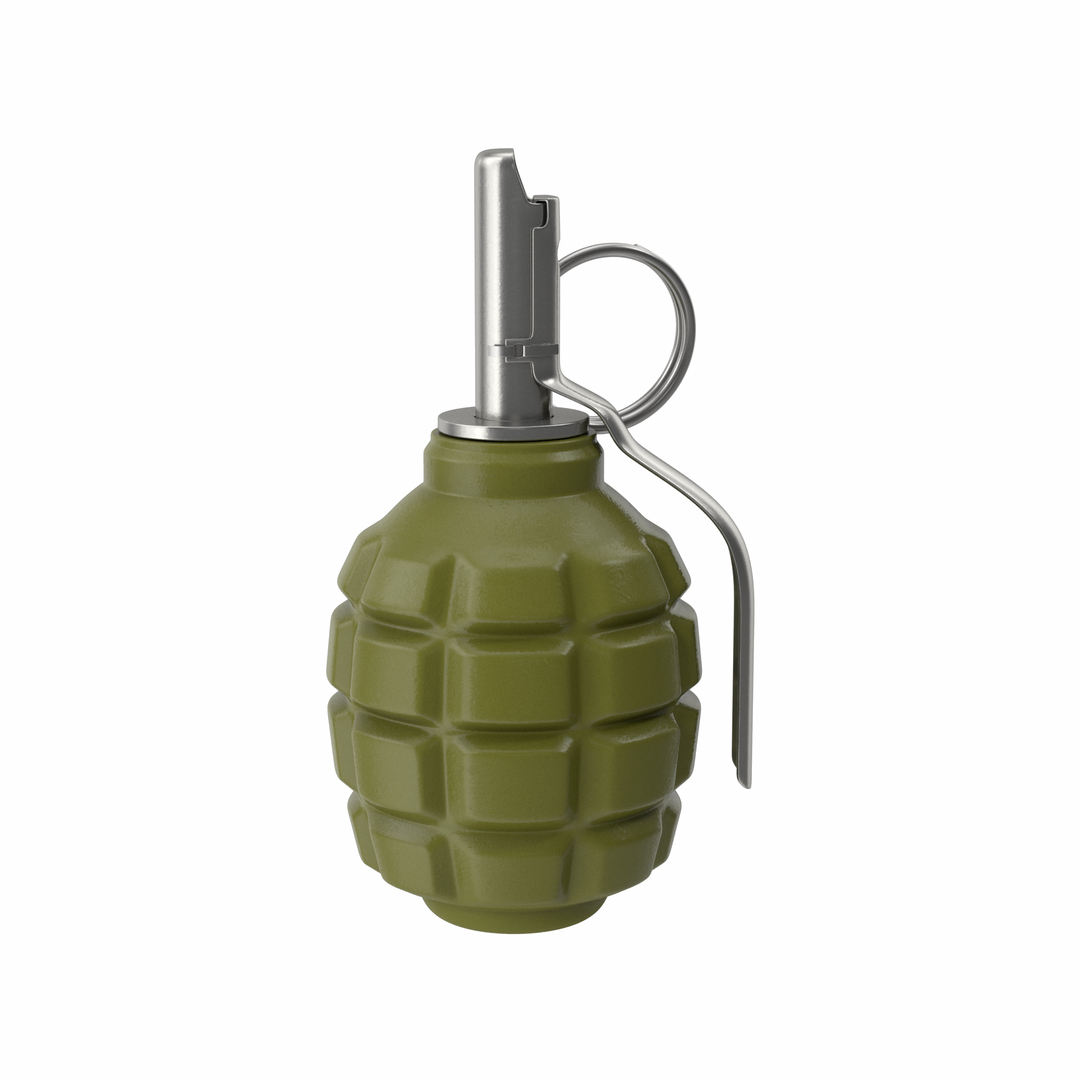 3D Frag Hand Grenade Model - TurboSquid 2029140