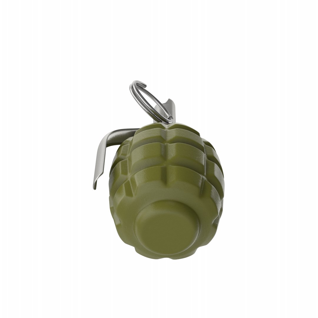 3D Frag Hand Grenade Model - TurboSquid 2029140
