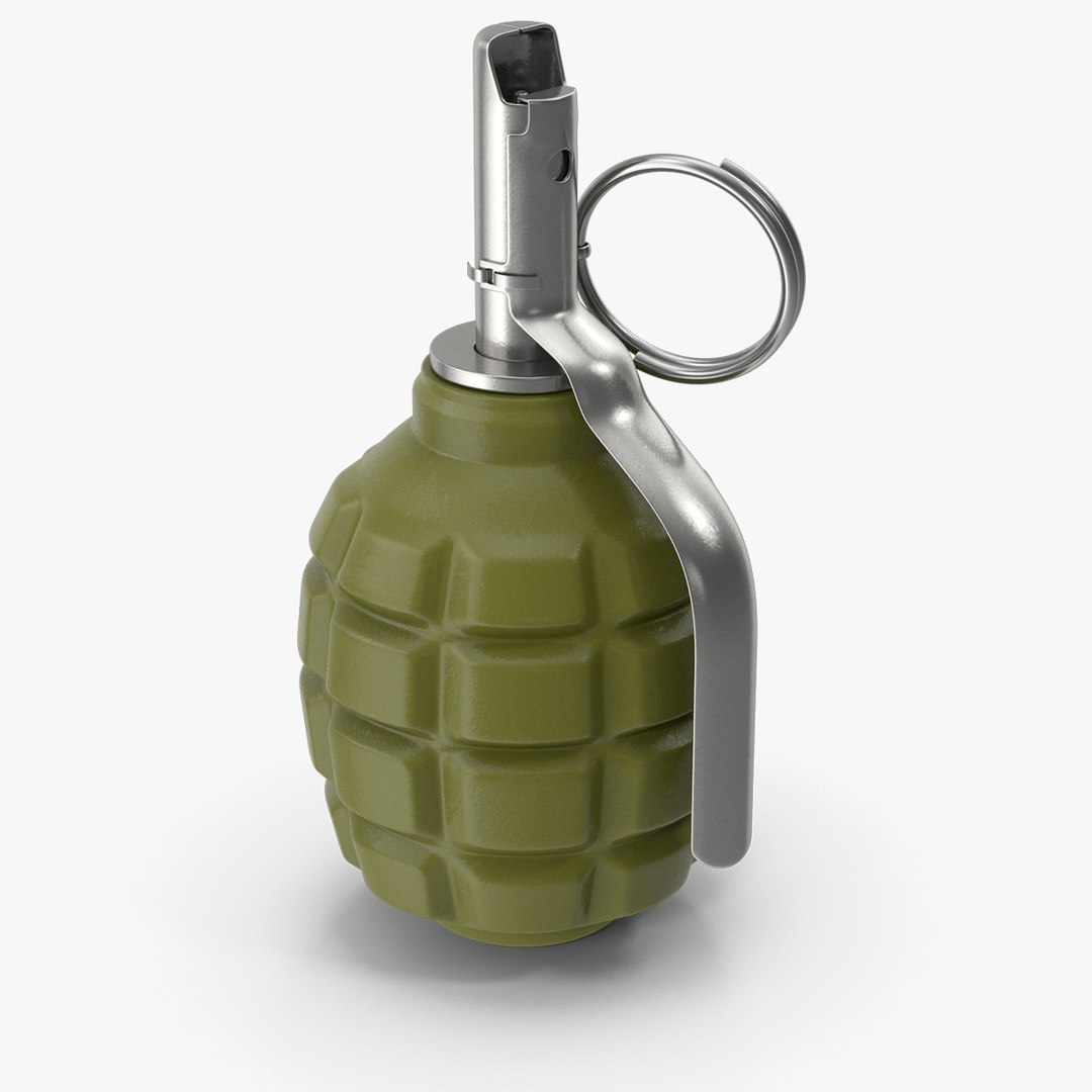 3D Frag Hand Grenade model - TurboSquid 2029140