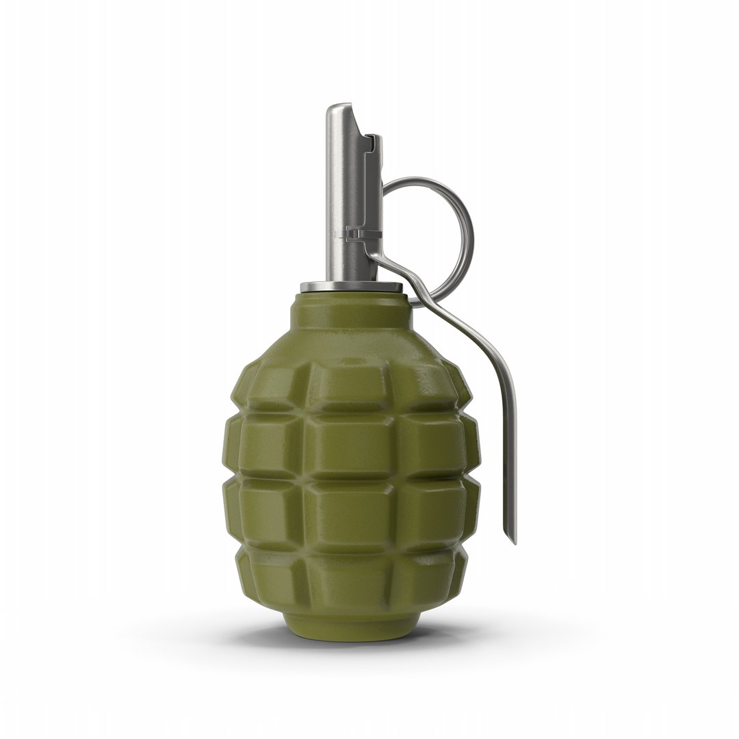 3D Frag Hand Grenade Model - TurboSquid 2029140