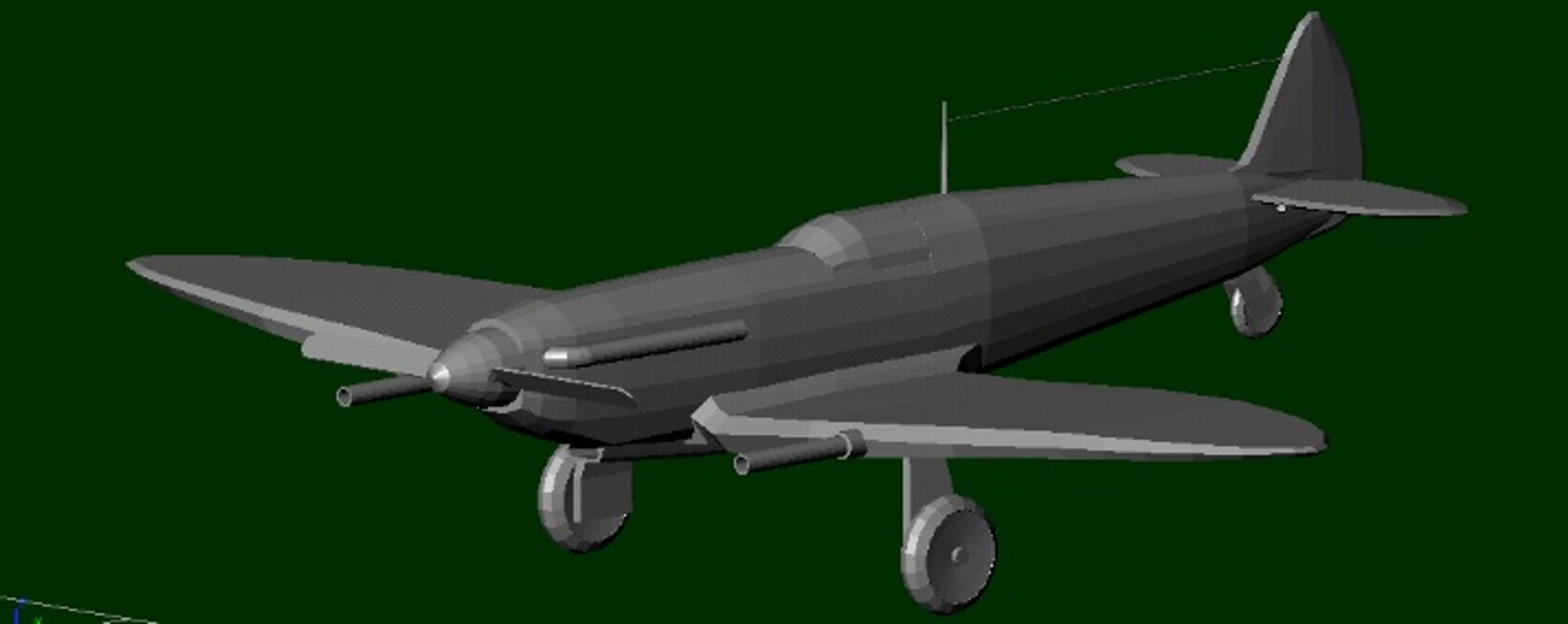Free Spitfire 3d Model
