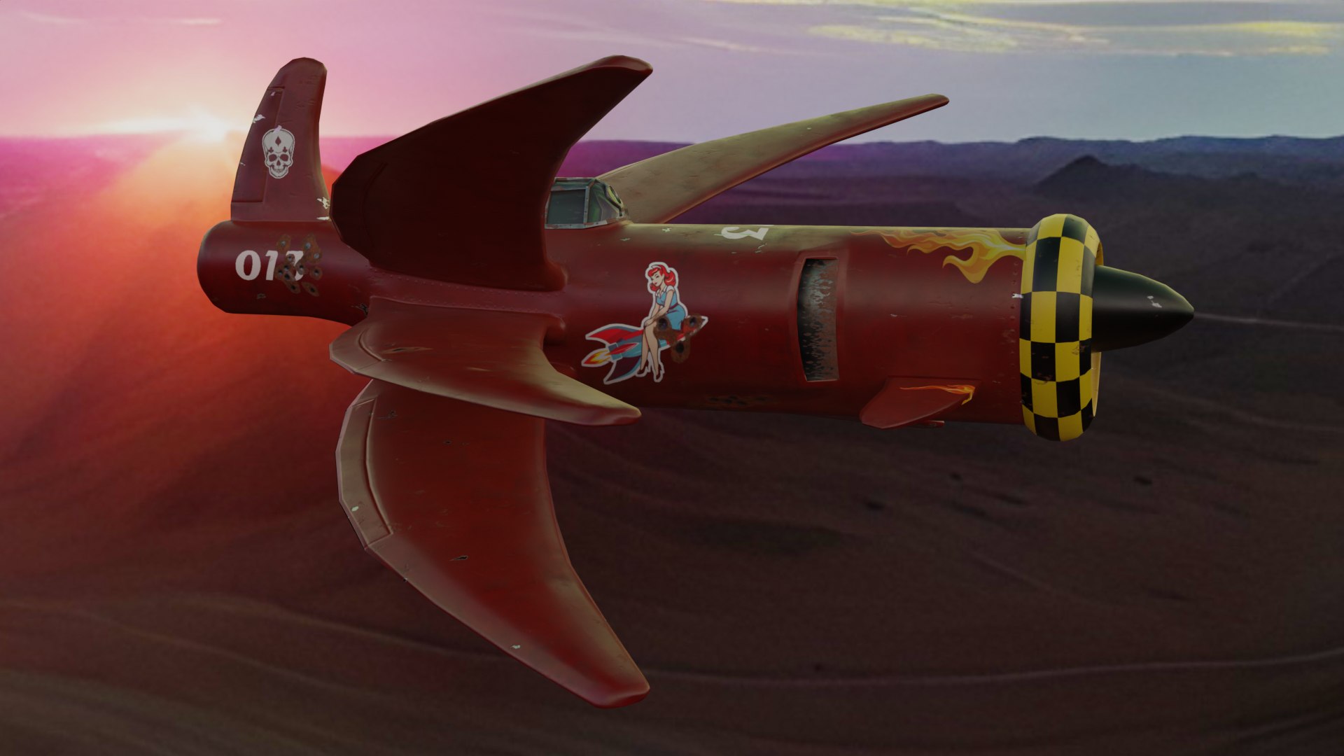 3D Dieselpunk Fantasy Jet Plane - TurboSquid 2137349