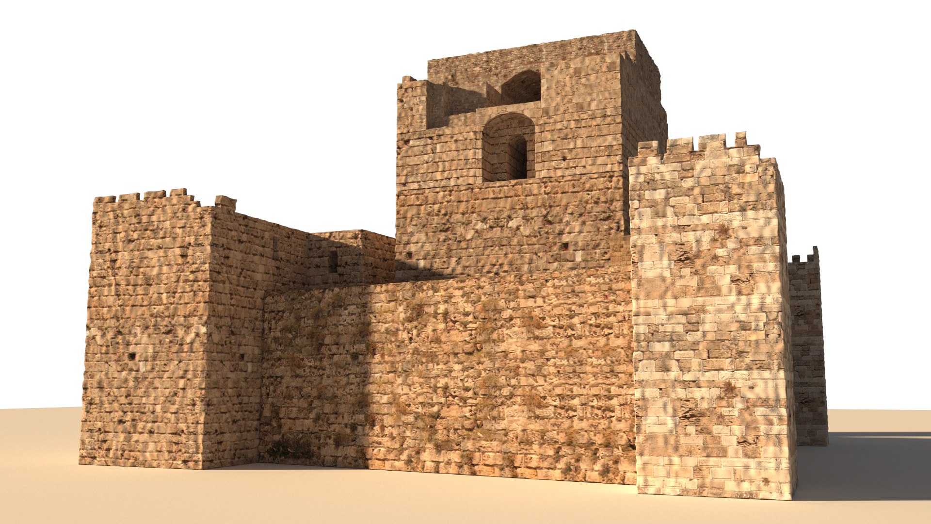 3D Model Castle Byblos - TurboSquid 1328368