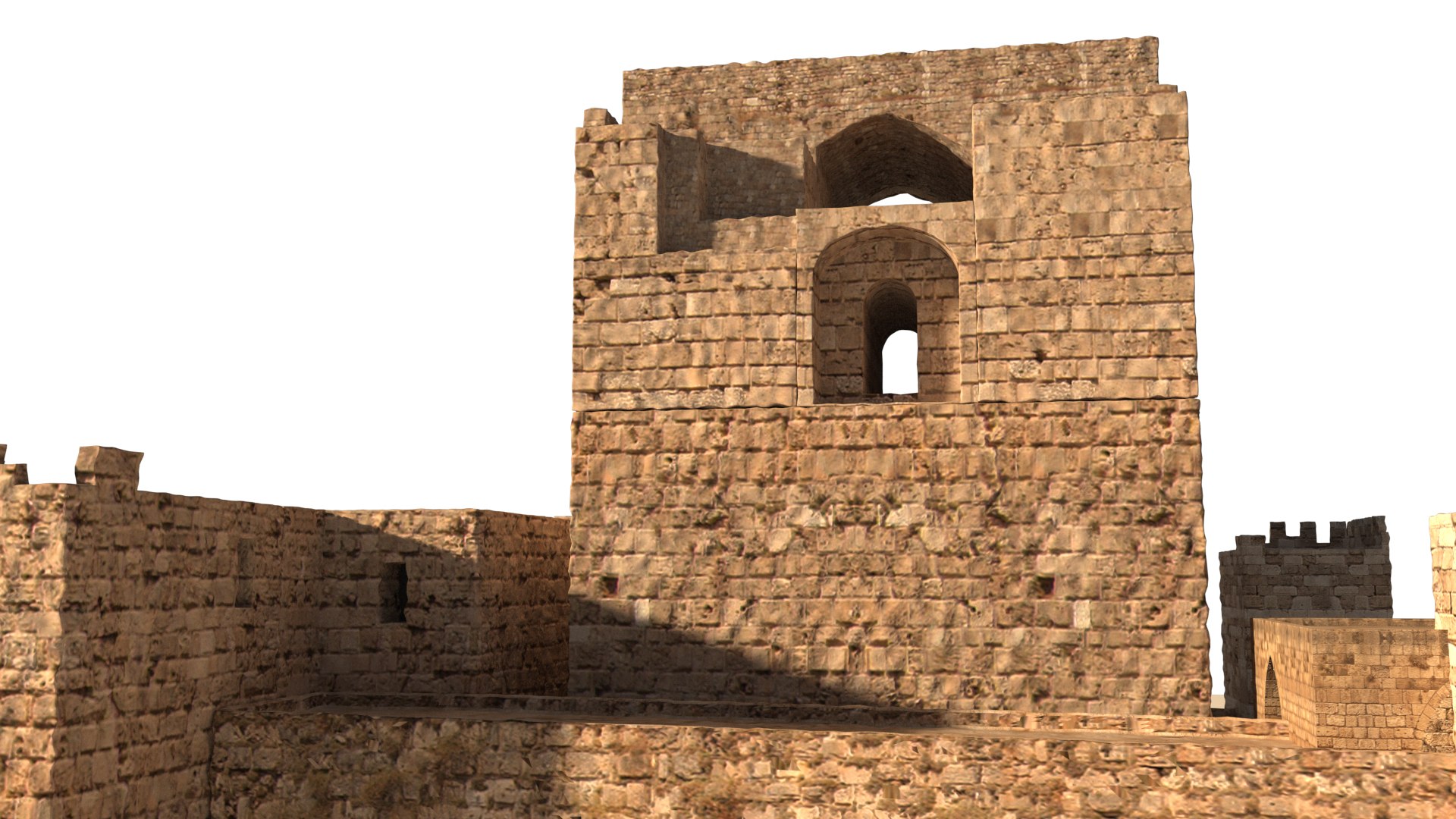 3D Model Castle Byblos - TurboSquid 1328368