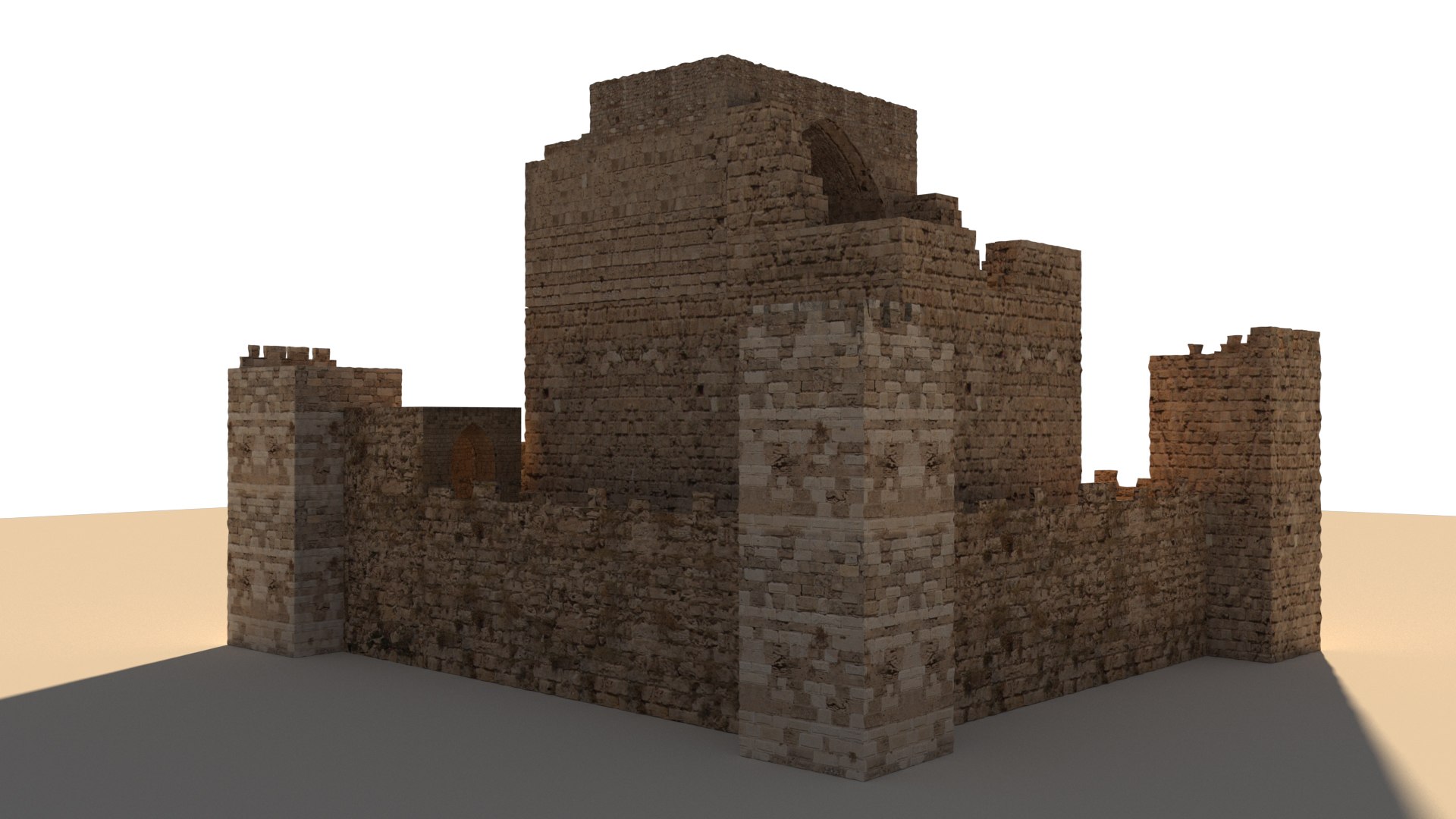 3D Model Castle Byblos - TurboSquid 1328368