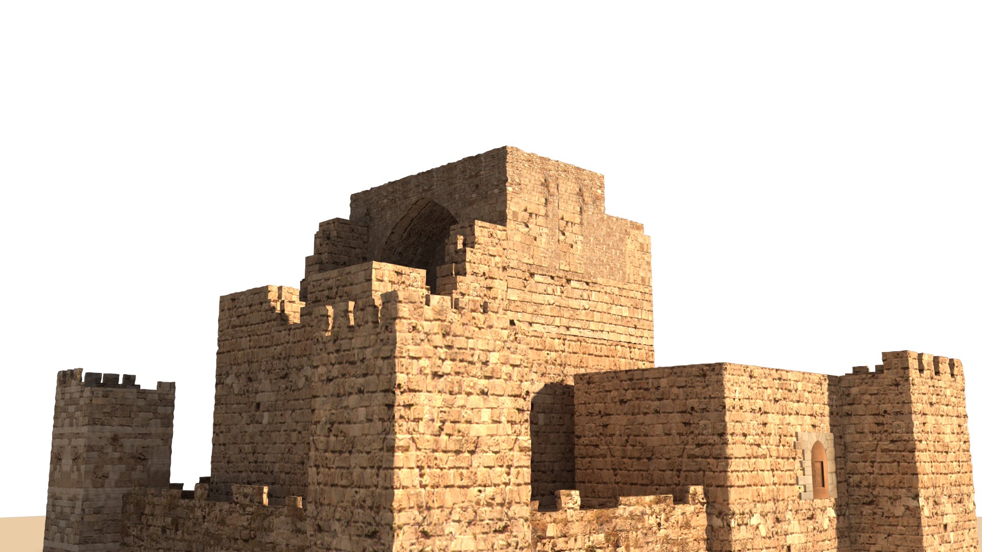 3D Model Castle Byblos - TurboSquid 1328368