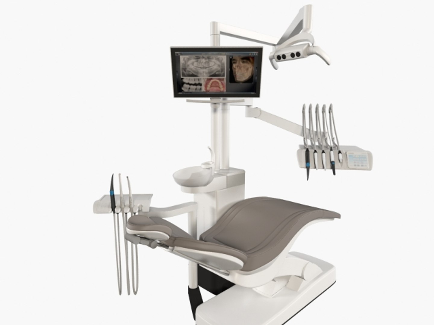 3d Model Of Sirona Intego Dental Operatory