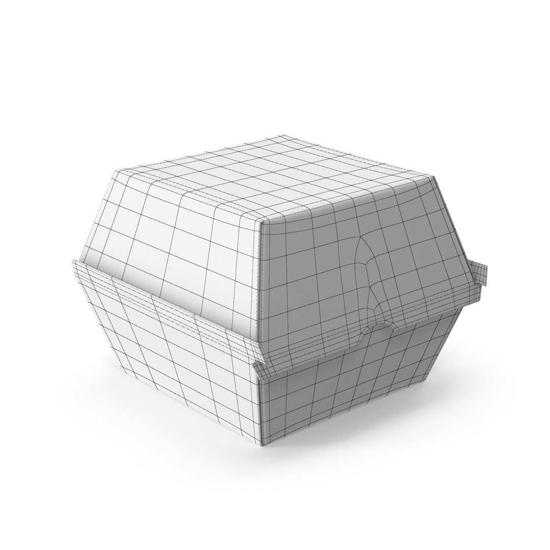 Burger Box 3D - TurboSquid 1879079