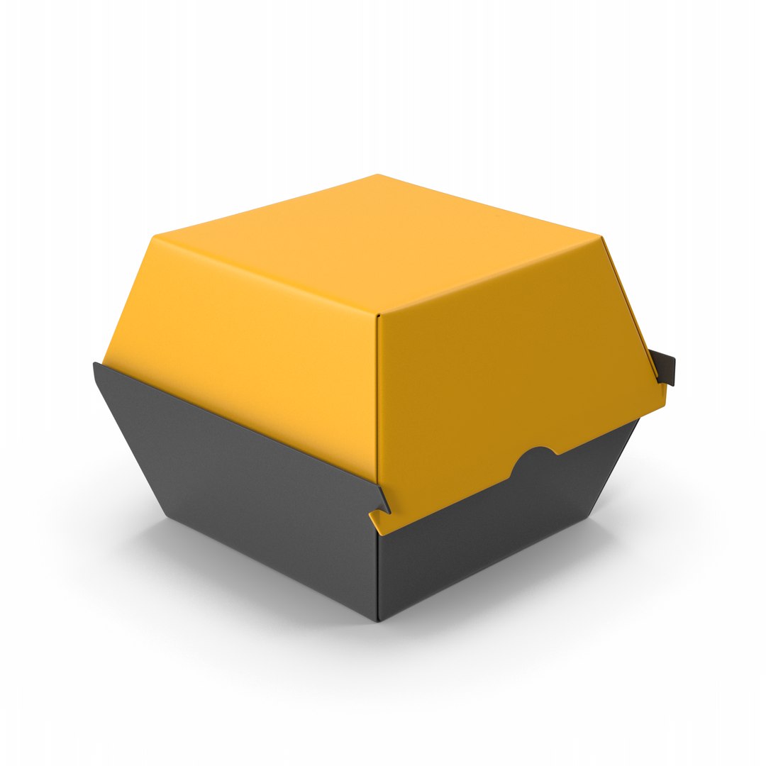 Burger Box 3D - TurboSquid 1879079