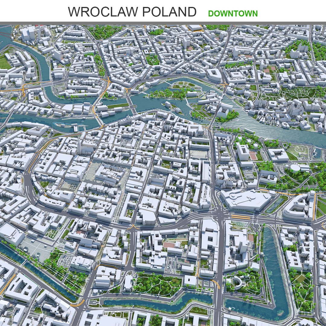 Wroclaw Downtown Polamd Model - TurboSquid 1990148