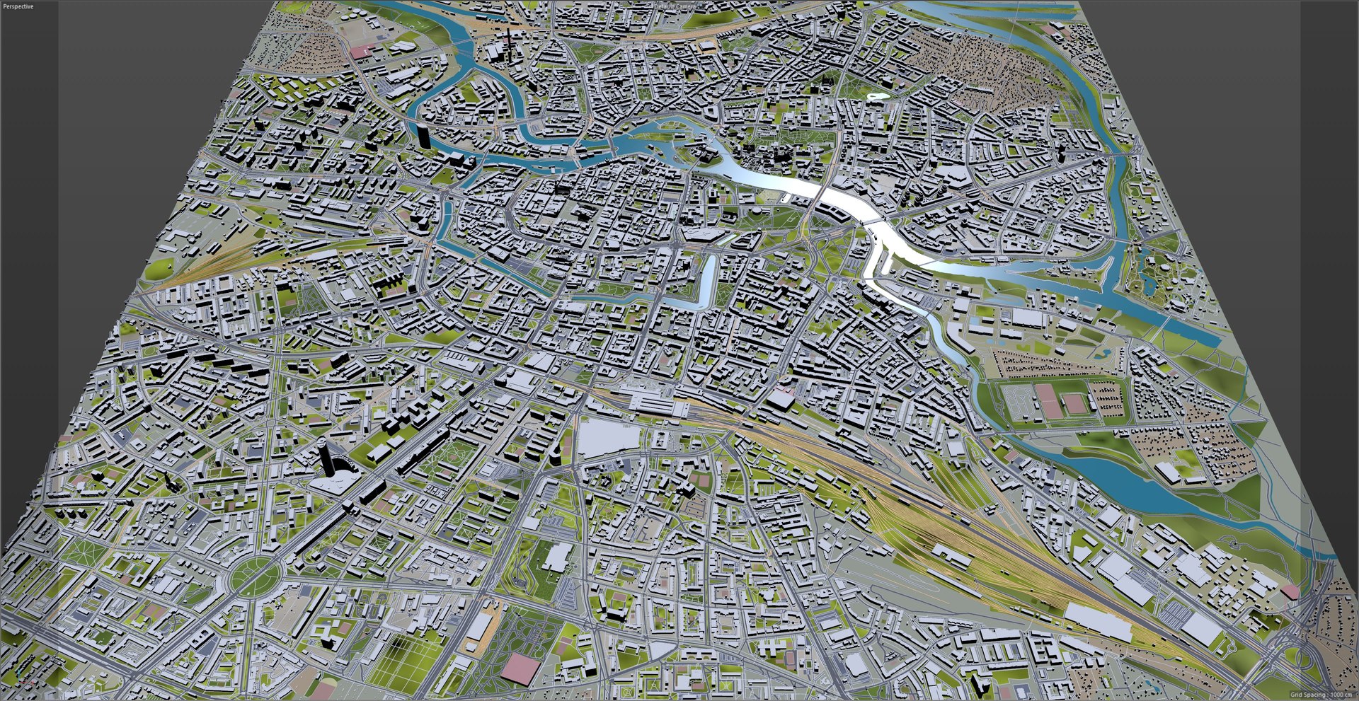 Wroclaw Downtown Polamd Model - TurboSquid 1990148