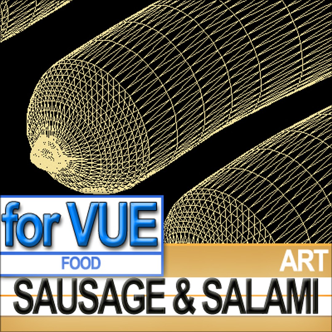 Sausage Salami 3d Model