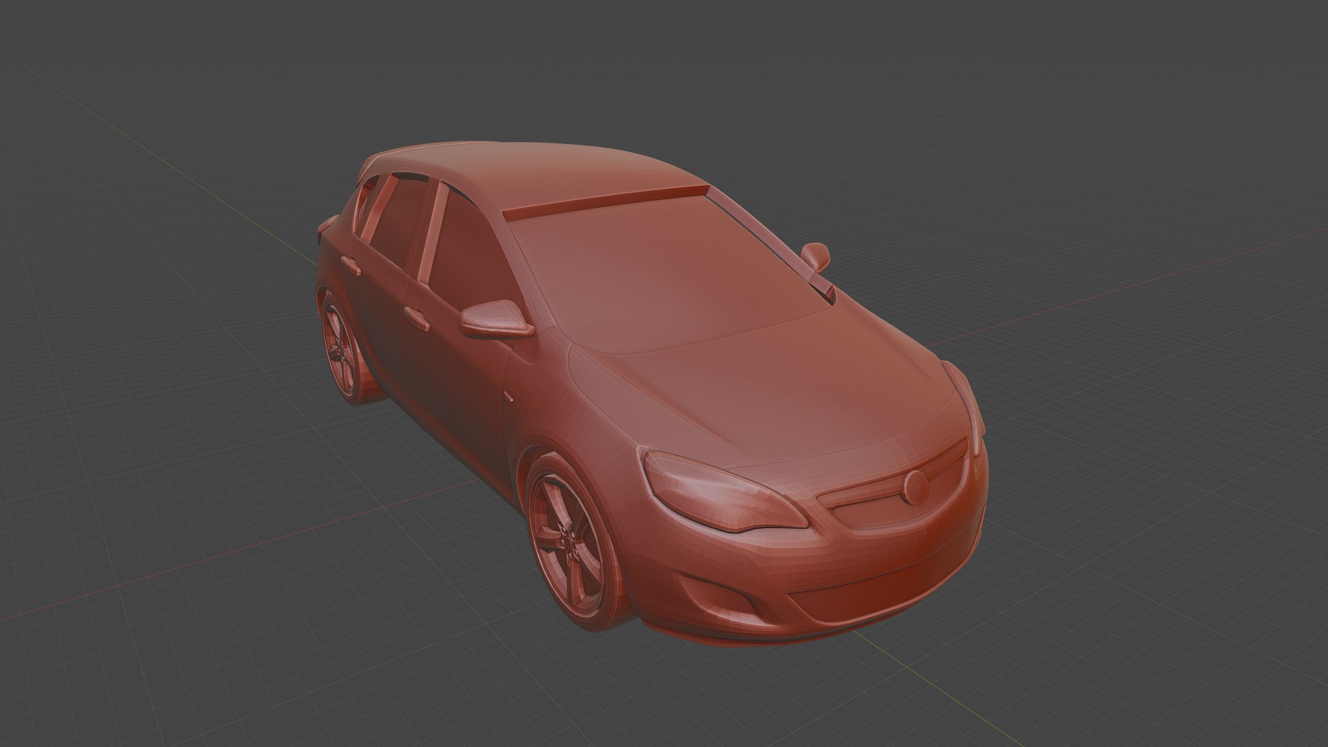 Opel Astra 3d Model For Printing 3D Model - TurboSquid 2223619