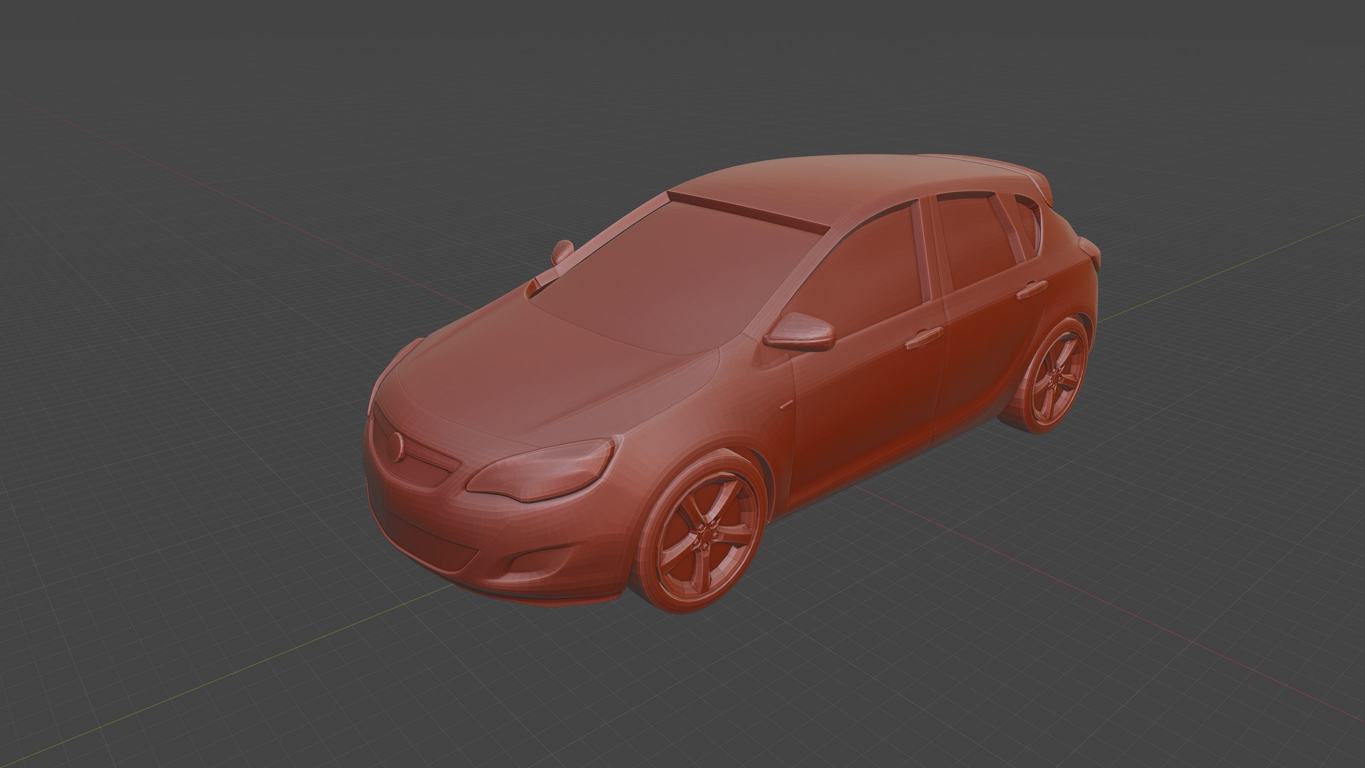 Opel Astra 3d Model For Printing 3D Model - TurboSquid 2223619
