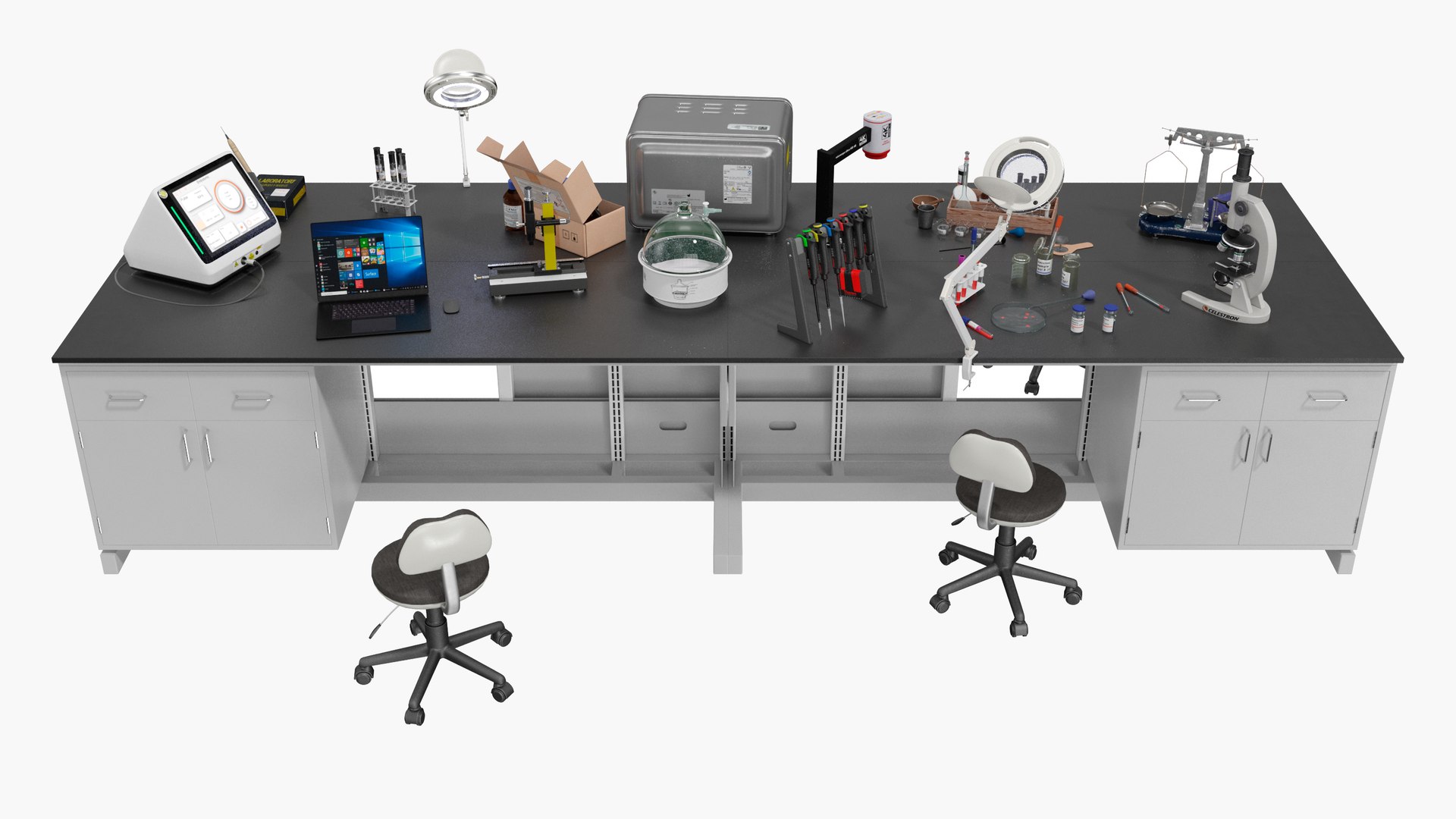 Big Lab Island 3D - TurboSquid 1771221