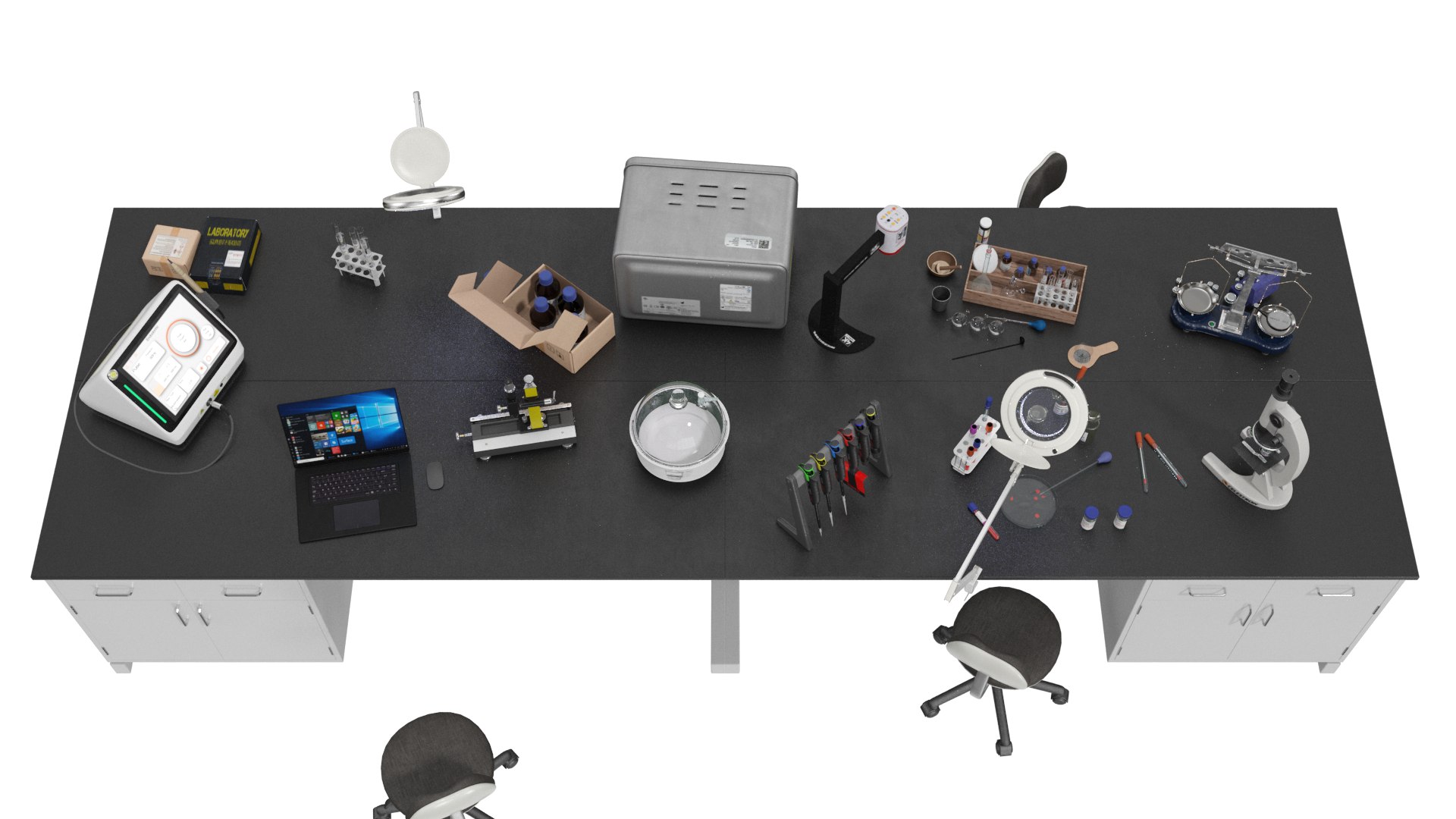 Big Lab Island 3D - TurboSquid 1771221