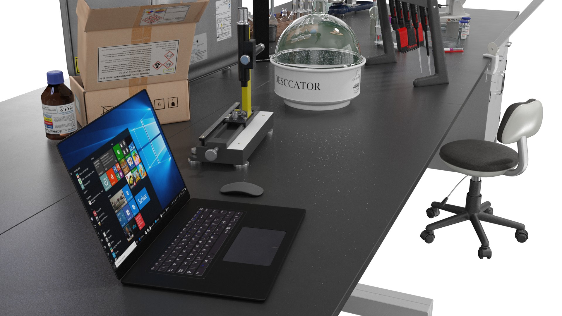 Big Lab Island 3D - TurboSquid 1771221