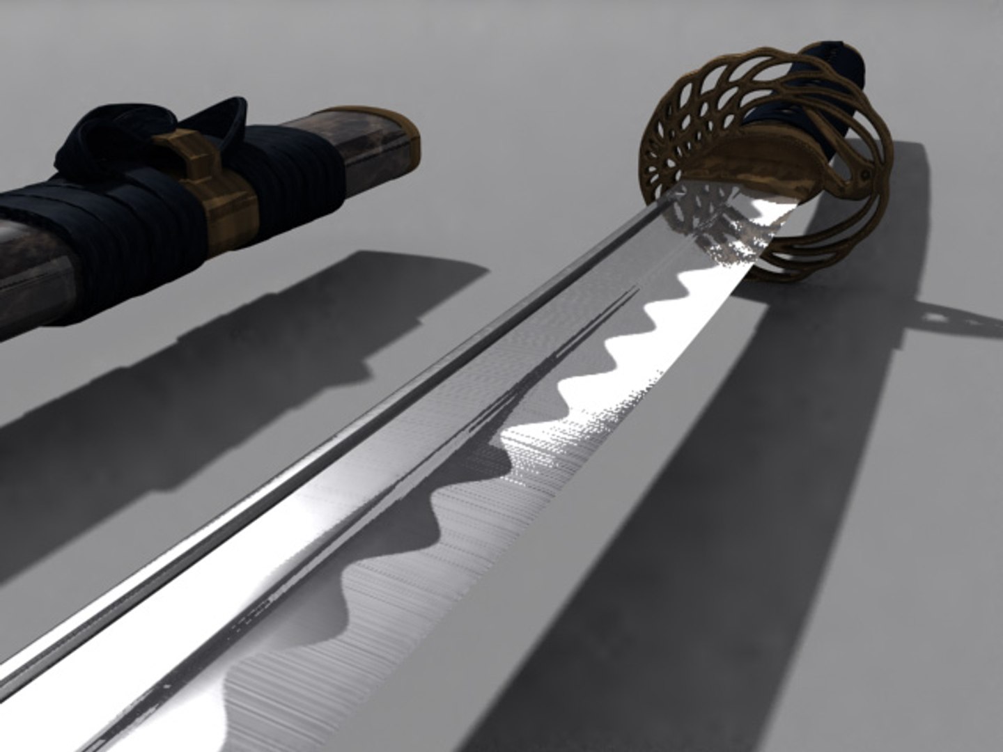 maya samurai sword katana