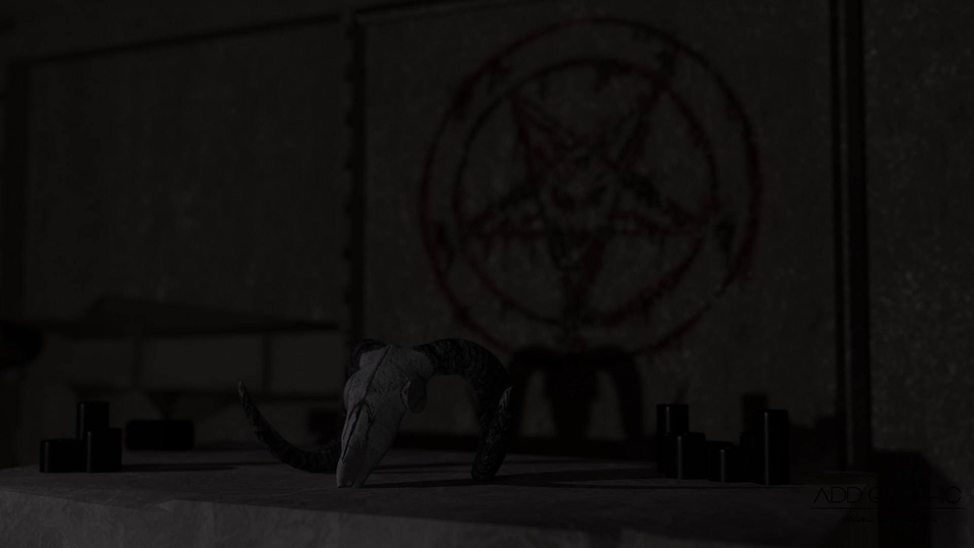 3D Satanic Place | 1148690 | TurboSquid