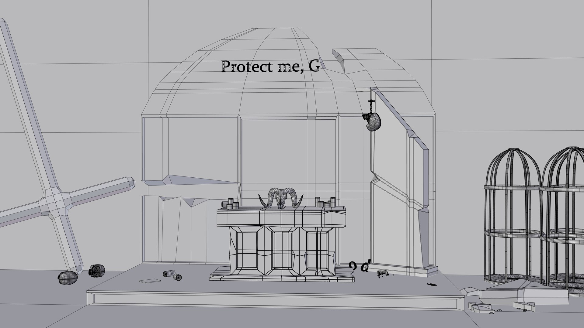 3D Satanic Place | 1148690 | TurboSquid