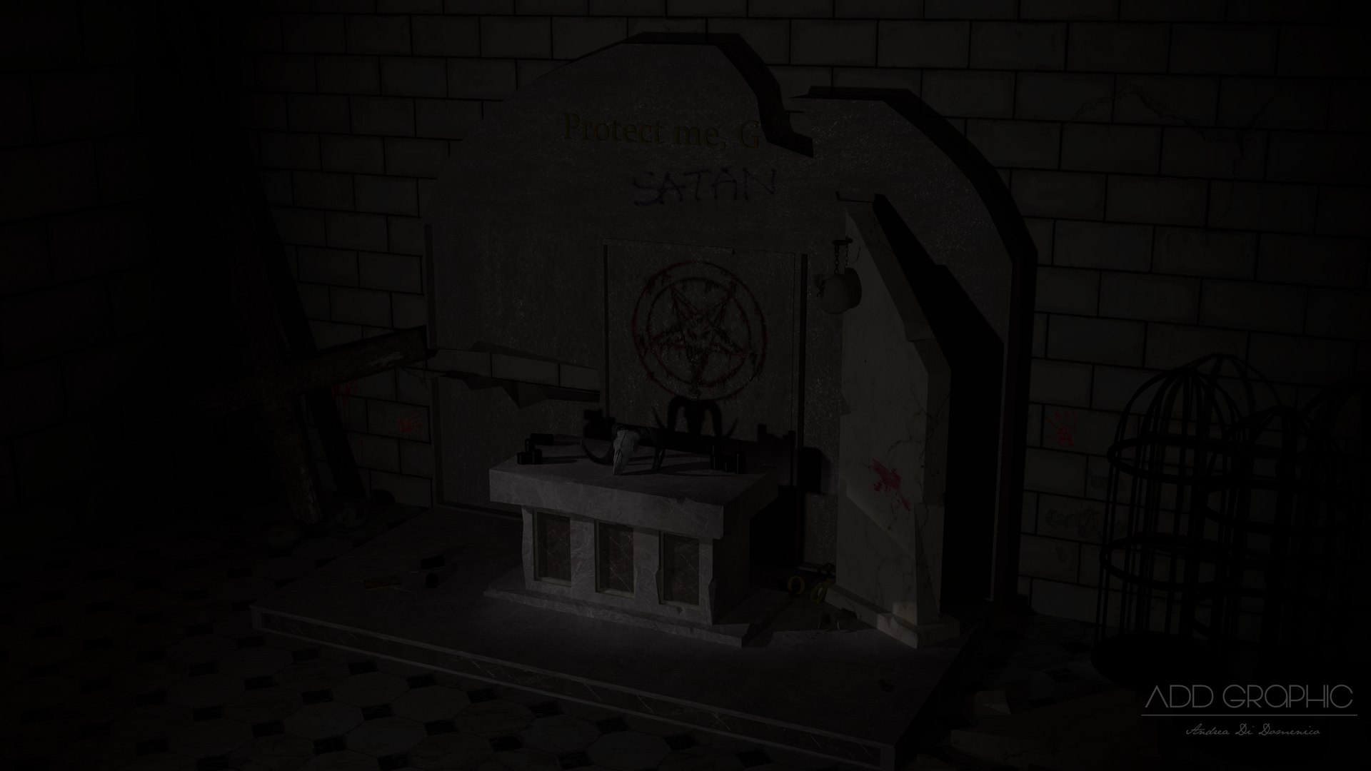 3D Satanic Place | 1148690 | TurboSquid