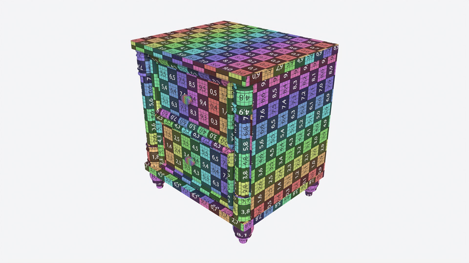 3D Cilek Romantic Nightstand Model - TurboSquid 2120682