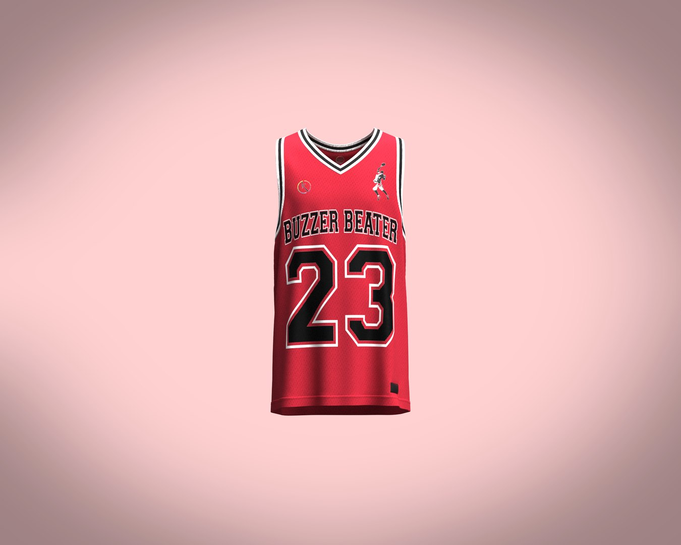 Mens Red Basketball Jersey Model - TurboSquid 2188827
