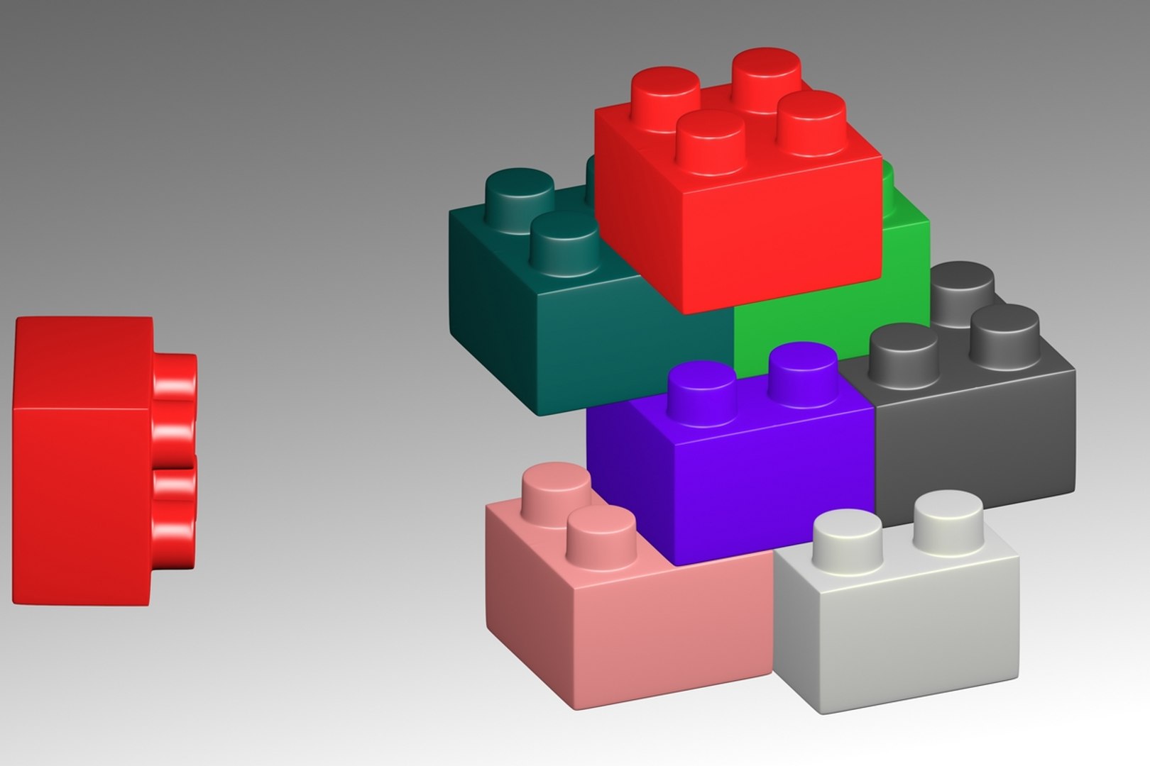 Free Lego Toy Model - TurboSquid 1432939