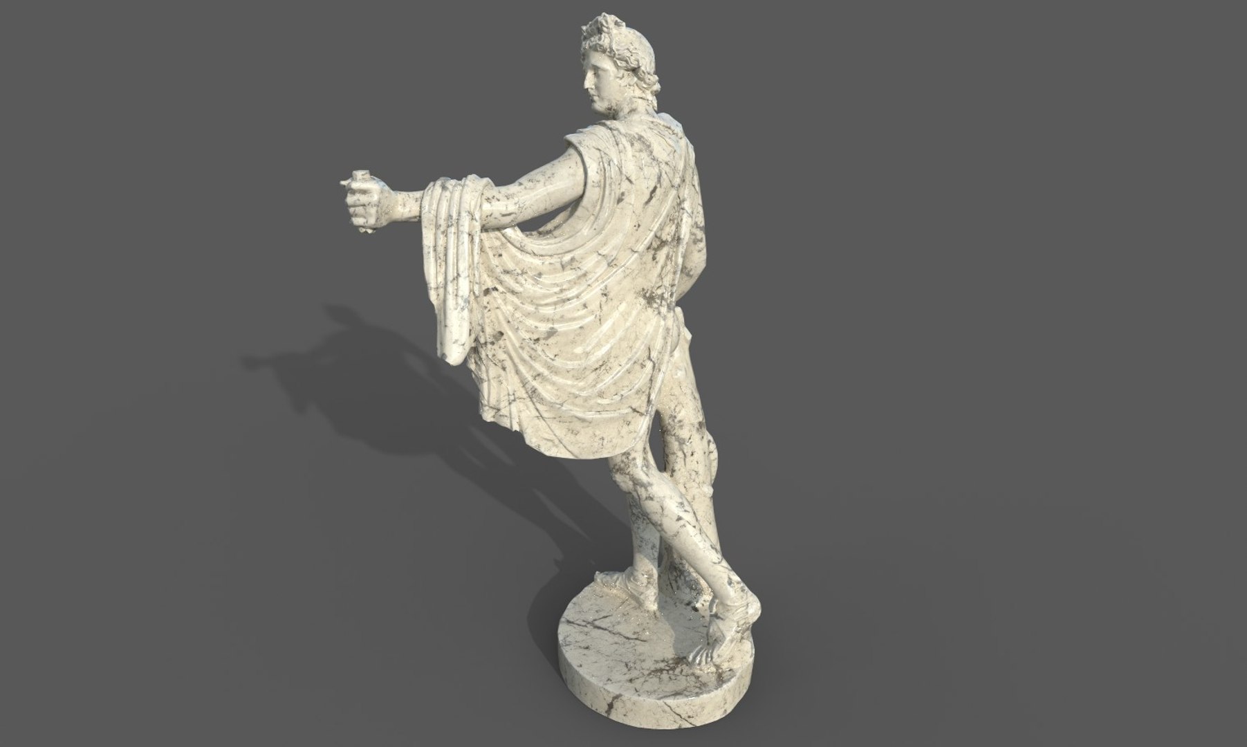 3D Statue Of Apollo 2 Model - TurboSquid 1824711