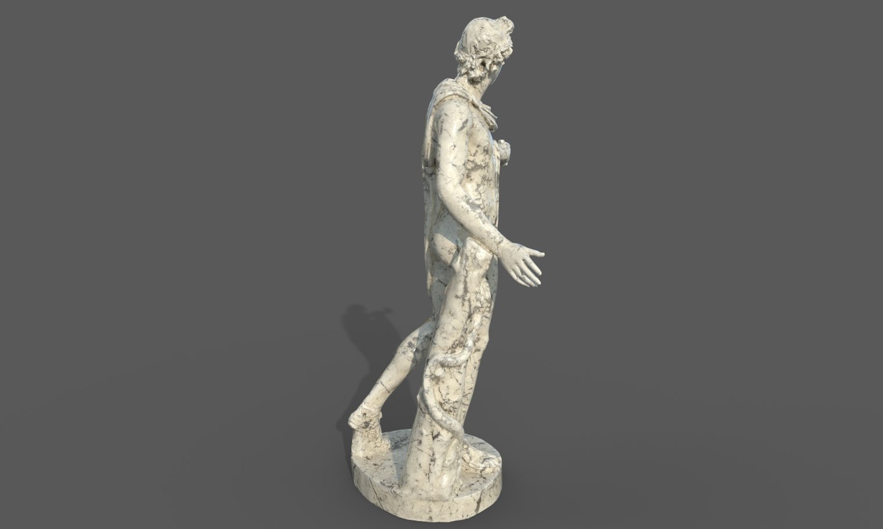 3D Statue Of Apollo 2 Model - TurboSquid 1824711