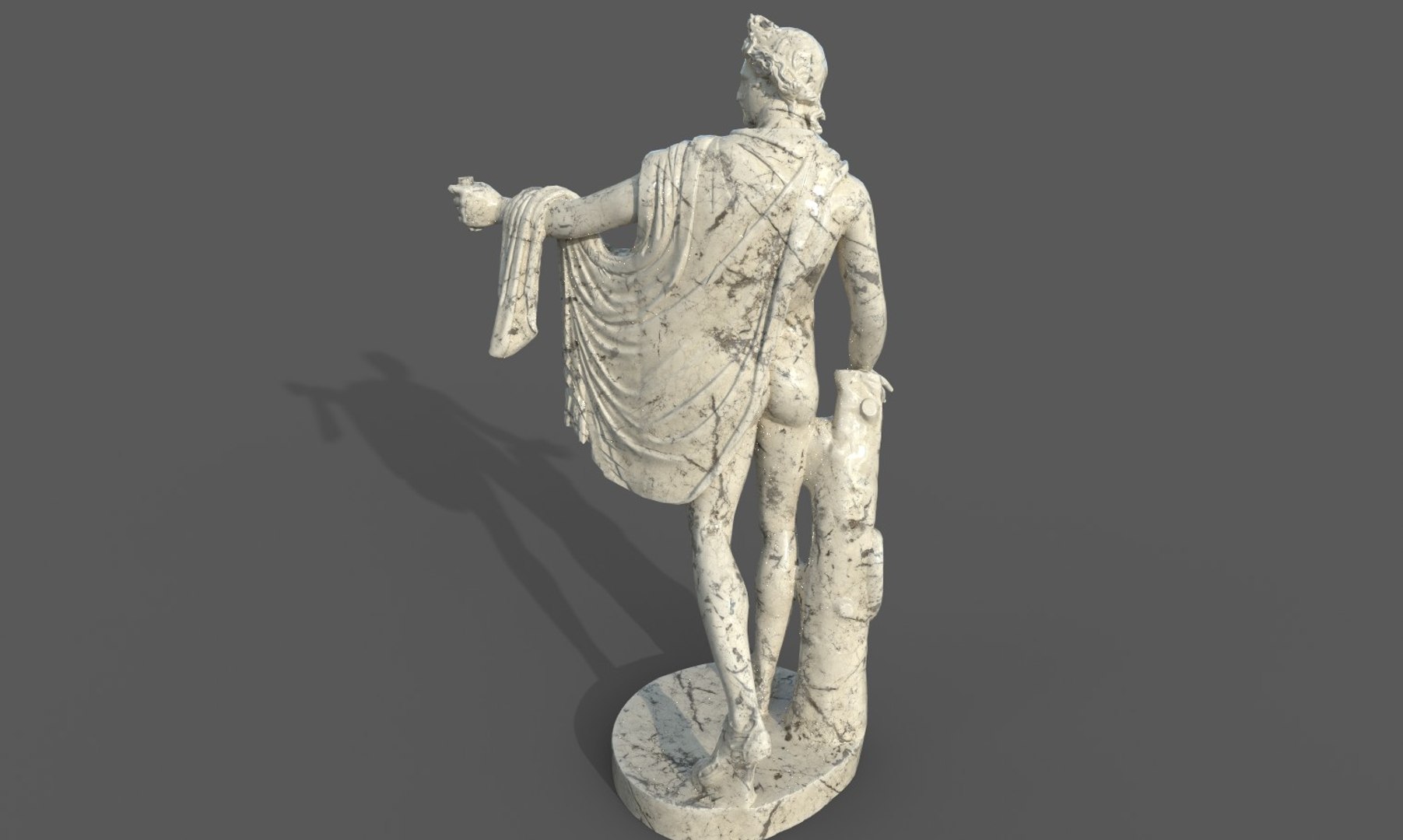 3D Statue Of Apollo 2 Model - TurboSquid 1824711