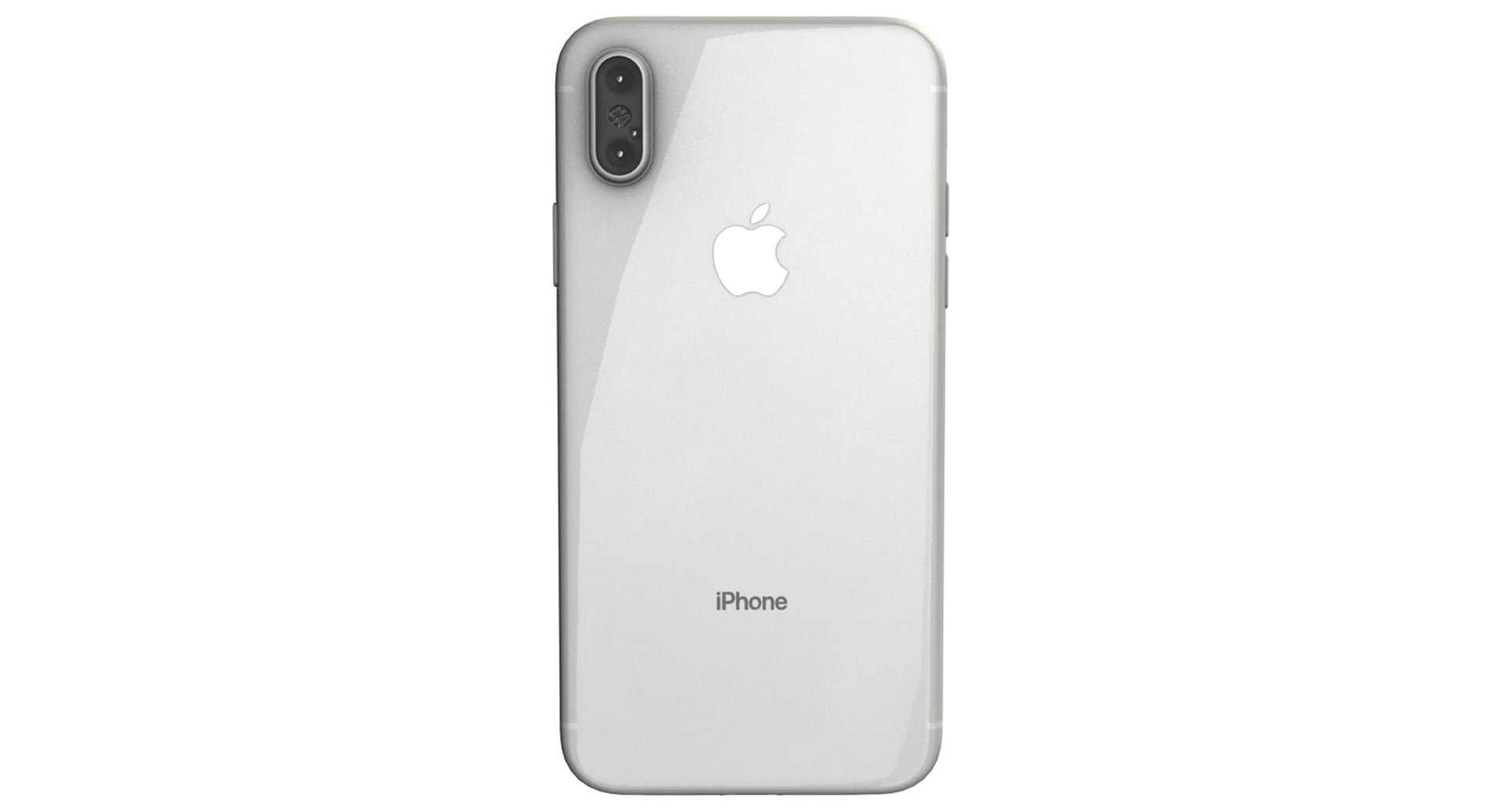 Silver Iphone X Model - TurboSquid 1338678