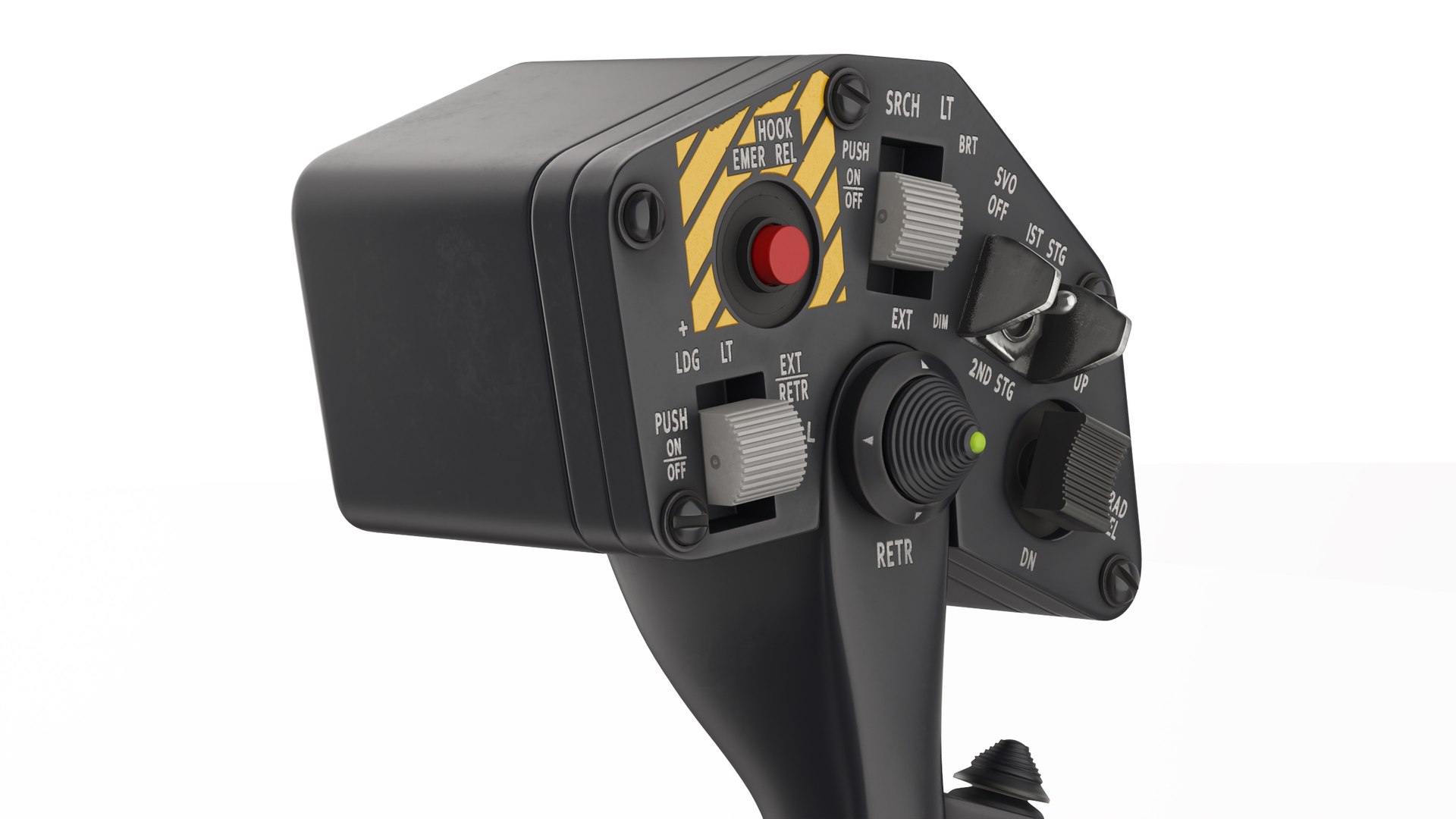 Helicopter Control Handle Model - TurboSquid 1982320