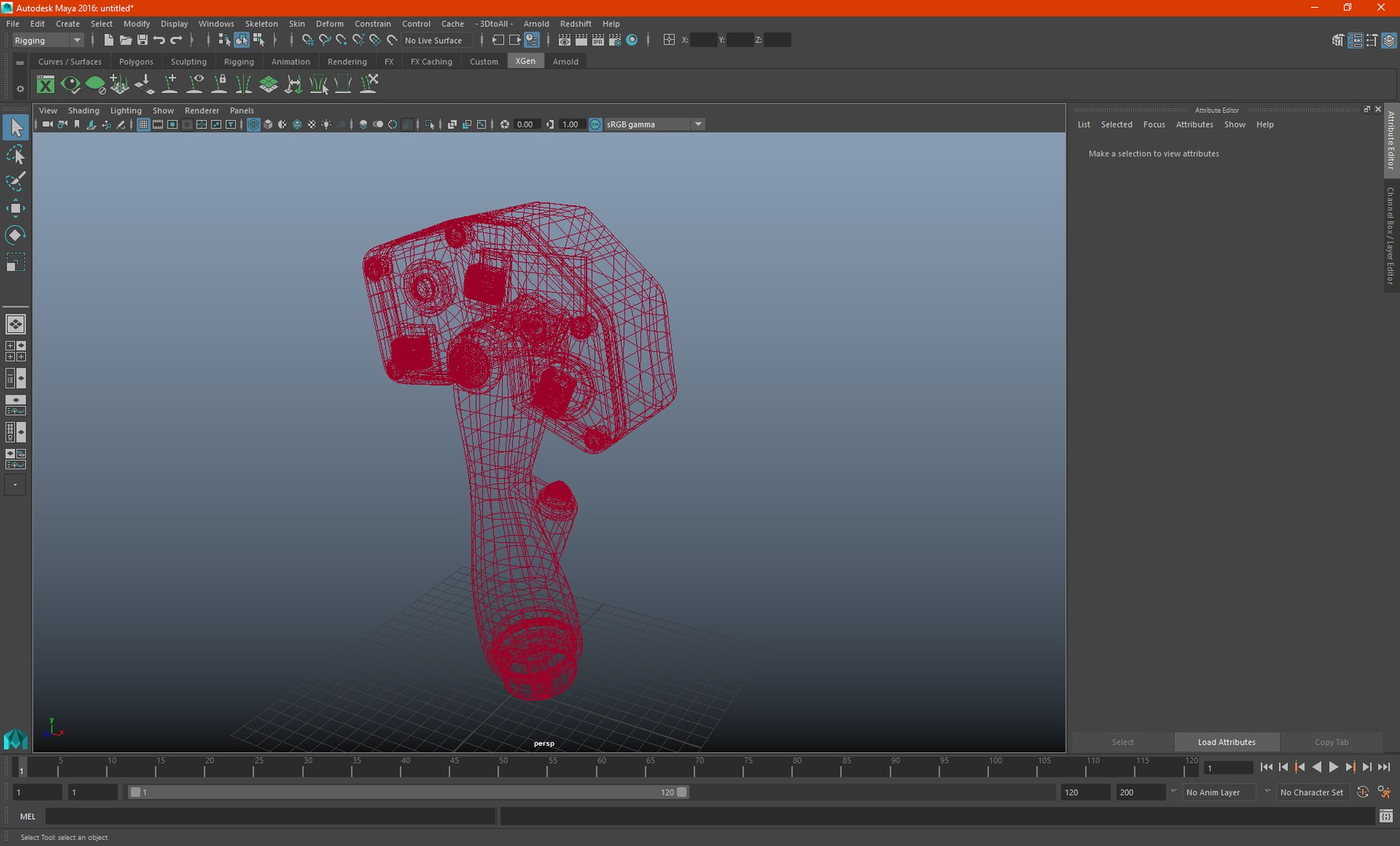 Helicopter Control Handle Model - TurboSquid 1982320